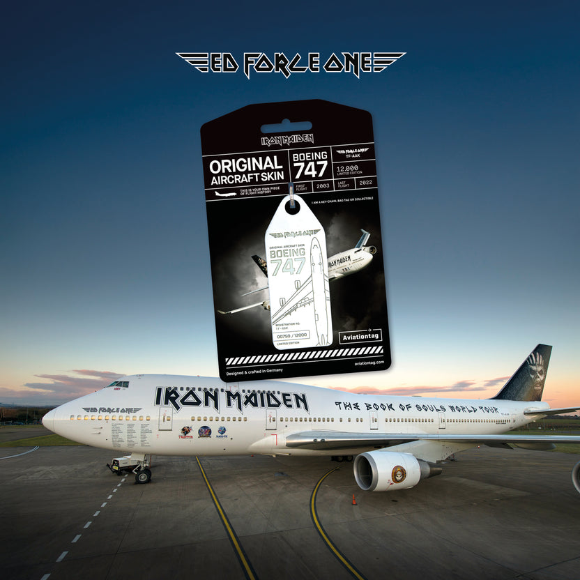 Iron Maiden’s Ed Force One Lives On – Limited Aviationtag Edition