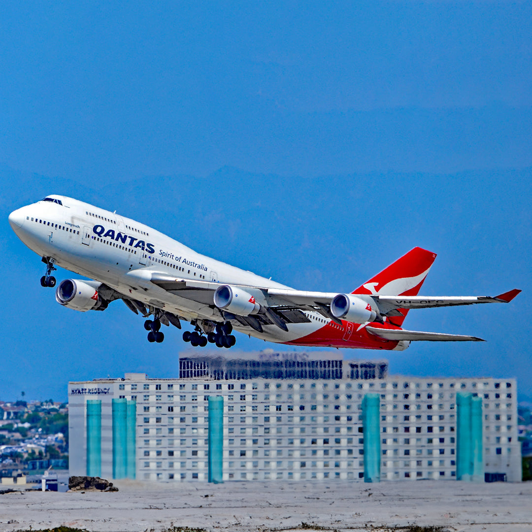 The Story of Qantas' Boeing 747-400ER VH-OEG as an Aviationtag