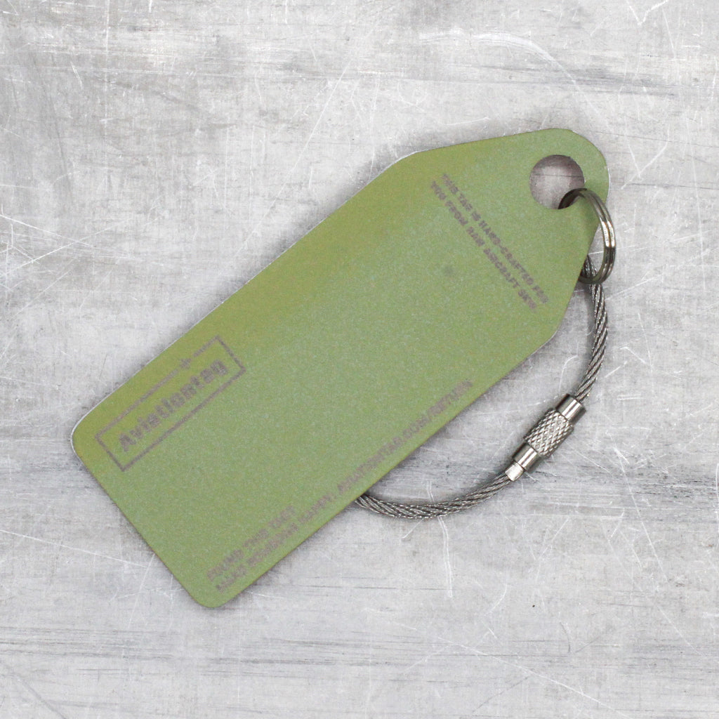 Airplane Skin Tags | Airbus A320 PR-MAP Keychain | Aviationtag