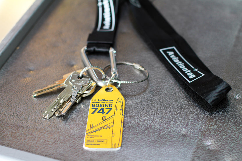 Keyrings made from genuine Aircraft Material | Aviationtag