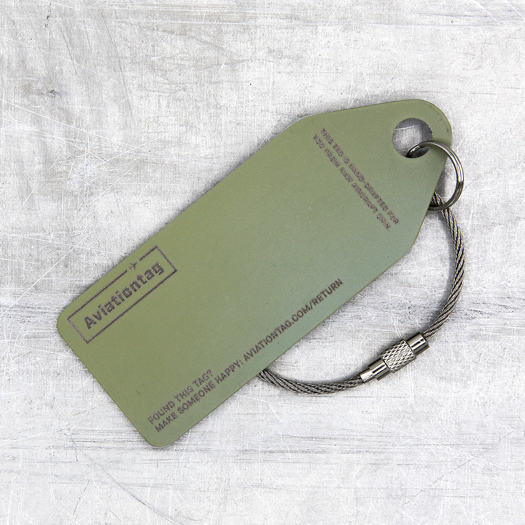 Original Aircraft Skin Tags | Aviationtag Airbus A320 VT-IDV | Aviationtag