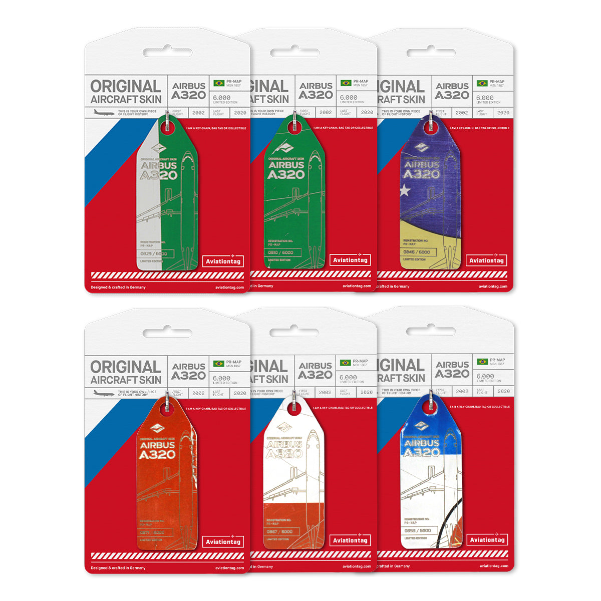 New Aviationtag Edition: Airbus A320 - PR-MAP, a Piece of South ...