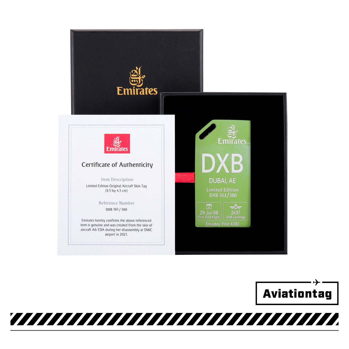 Emirates Airbus A380 Aircraft Skin Tags - Exclusive to Aviationtag