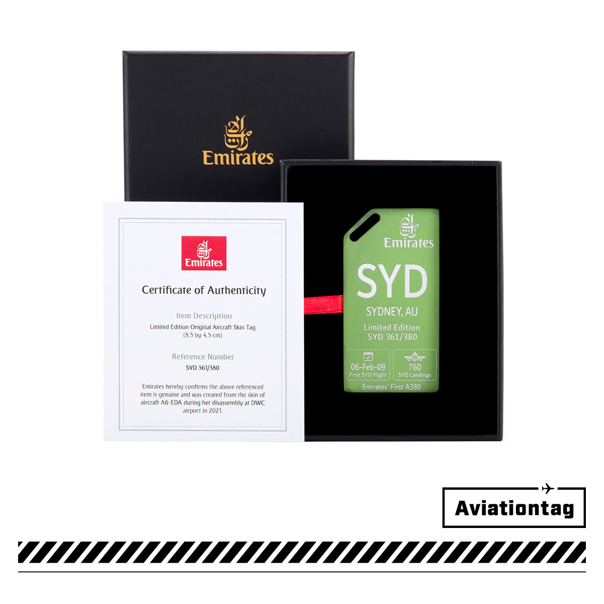 Emirates Airbus A380 Aircraft Skin Tags - Exclusive to Aviationtag