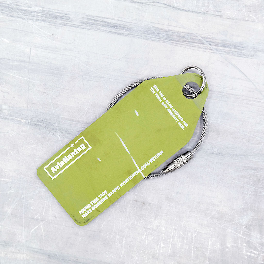 Plane Skin Tags | EVA Air Boeing 747 B-16411 Keychain | Aviationtag