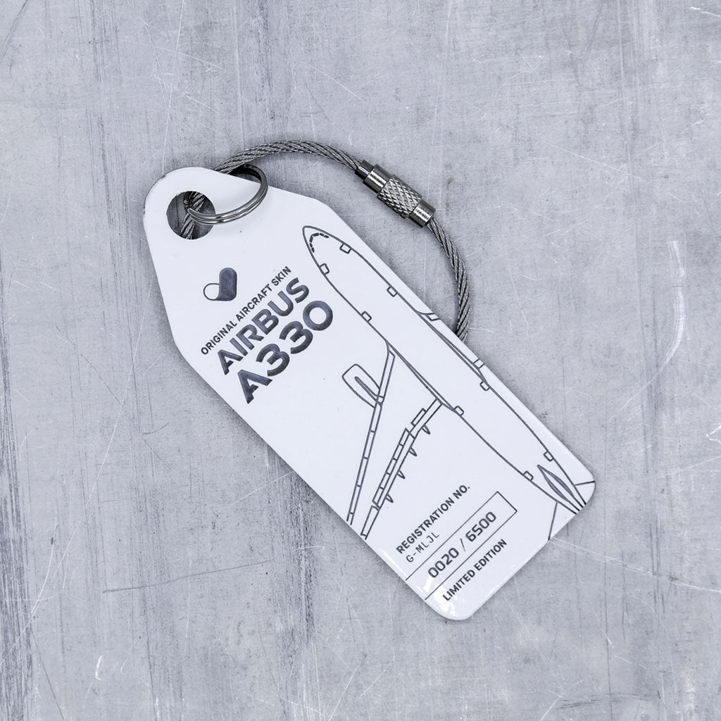 Airplane Skin Tags | Last Thomas Cook Airbus A330 G-MLJL | Aviationtag