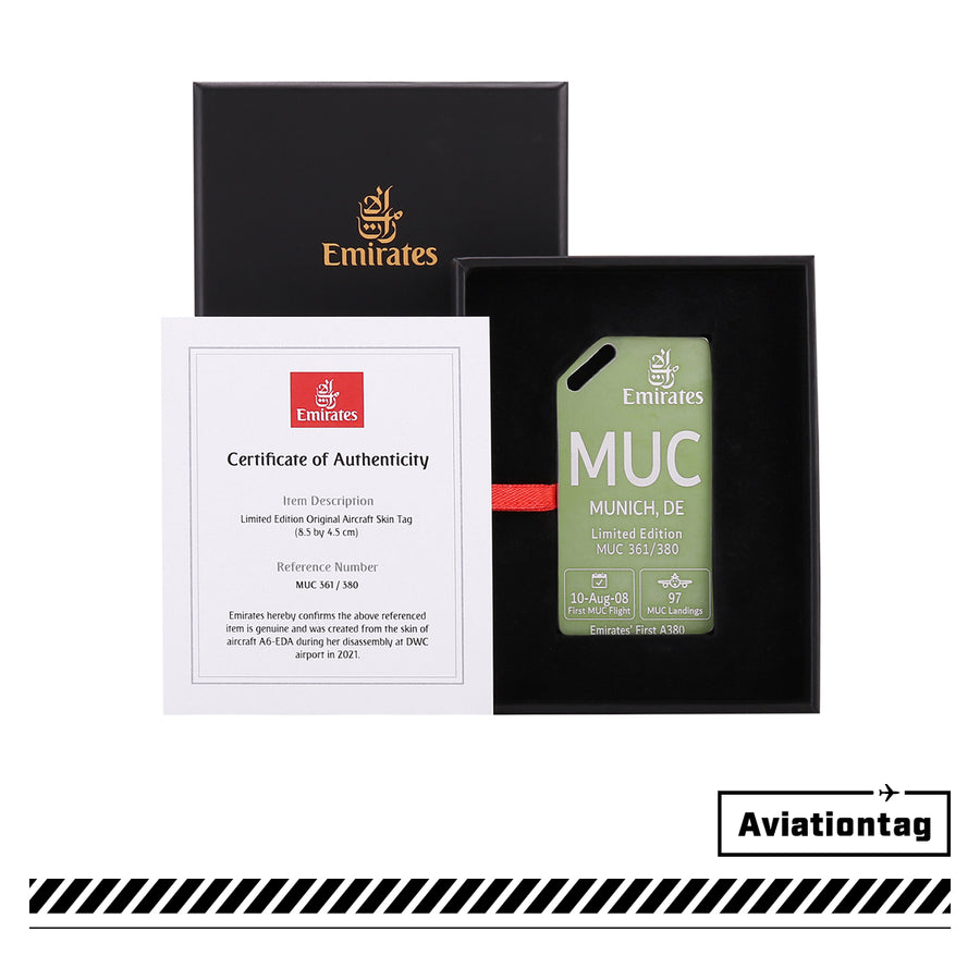 Emirates Airbus A380 Aircraft Skin Tags - Exclusive to Aviationtag
