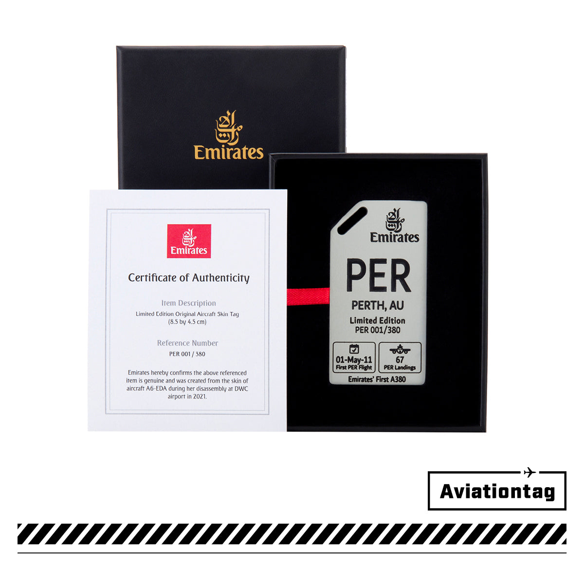 Emirates Airbus A380 - A6-EDA (White-Ozeanien) – Aviationtag